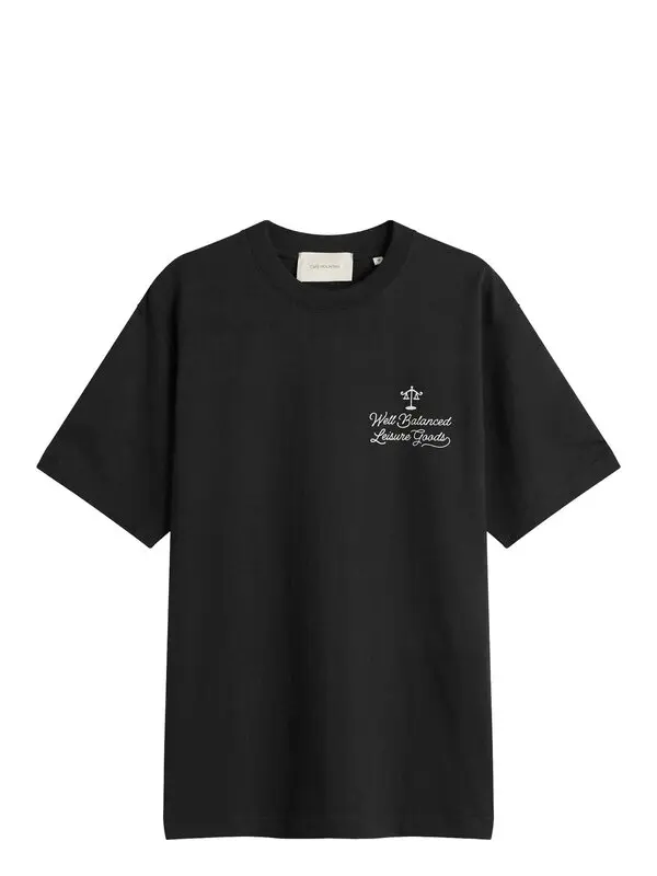 CAFÉ MOUNTAIN Wblg Souvenir T-shirt - Black
