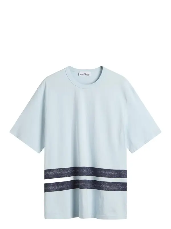 Stone Island Marina Stripe T-shirt - Blue