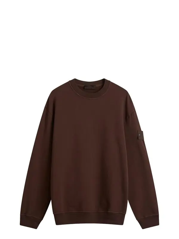 Stone Island Ghost Crew Neck Sweatshirt - Dark Brown