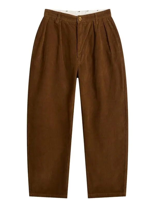 SERVICE WORKS Corduroy Part Timer Trousers - Bark
