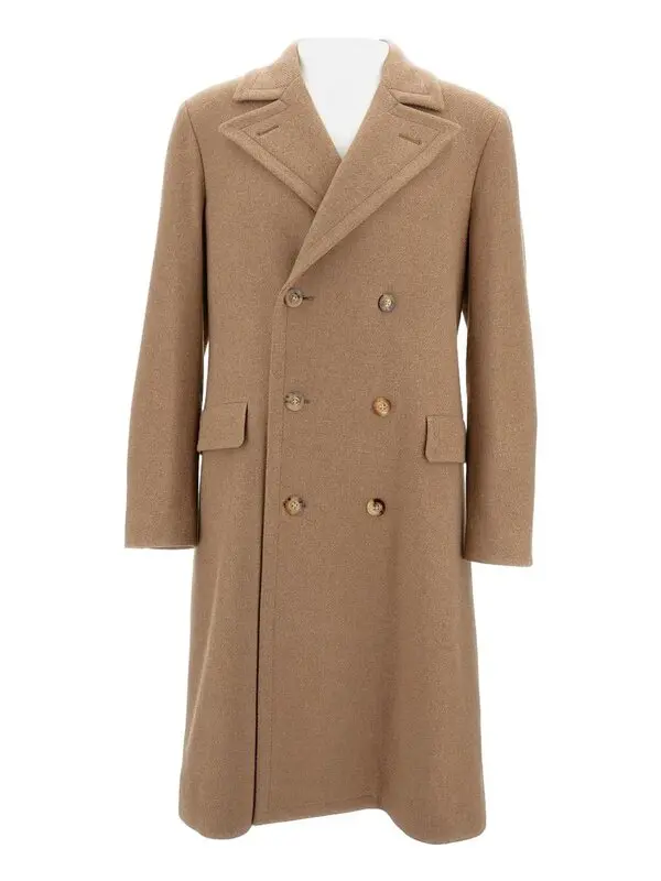 Boglioli Wool Blend Long Coat - Brown