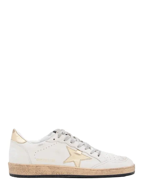 GOLDEN GOOSE Ball Star Leather Sneakers - Multicolor