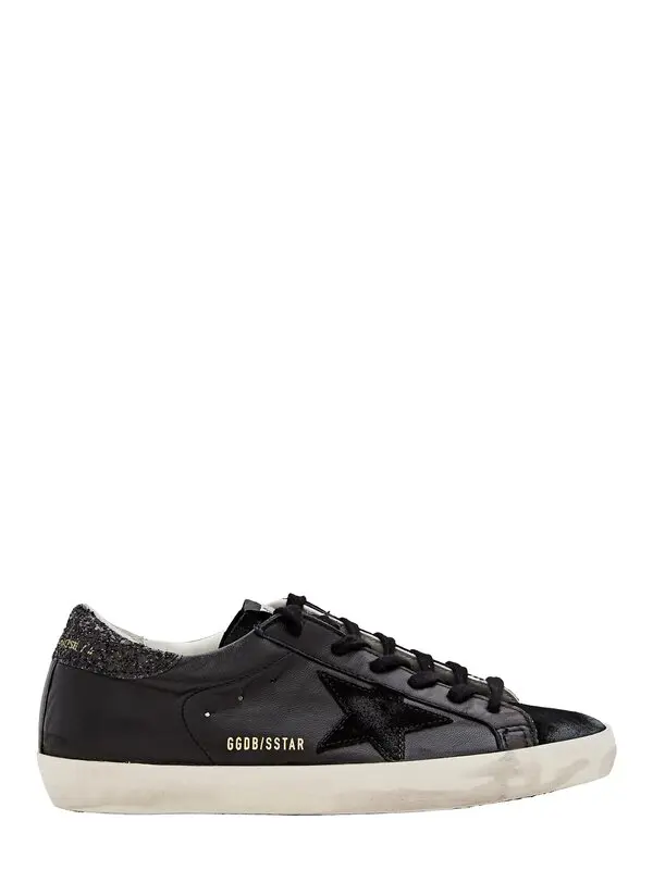 GOLDEN GOOSE Super-star Sneakers - Black