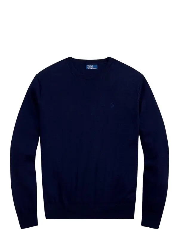 Polo Ralph Lauren Wool Crewneck Sweater - Hunter Navy