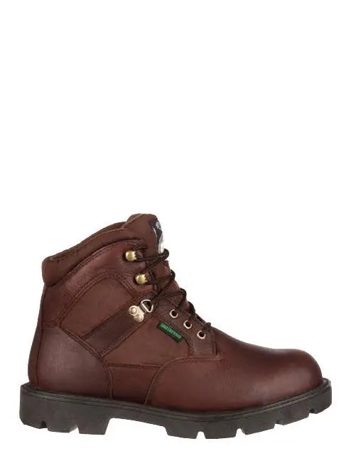 GEORGIA BOOT Homeland Steel Toe Waterproof Work Boots - Brown