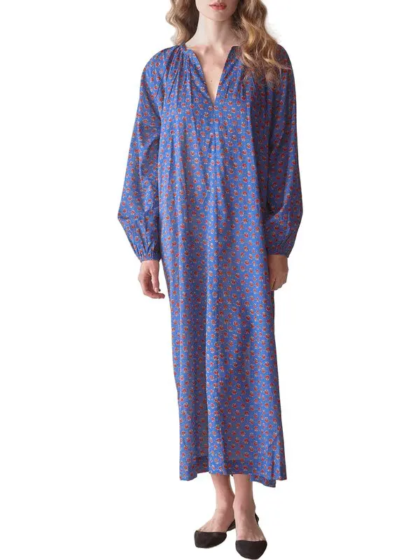 HMD Josephina Tunic Dress - Lapis Daisy Bloom