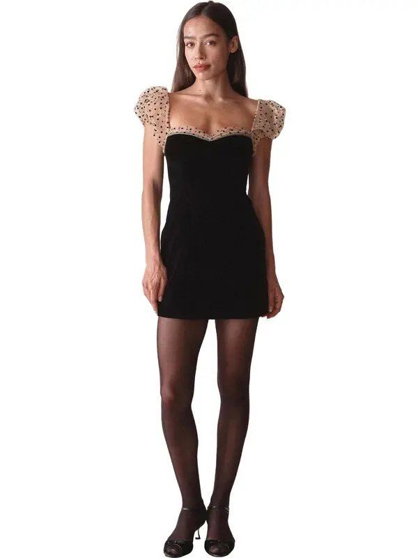 HMD Dôen Heirloom Denita Mini Dress - Black
