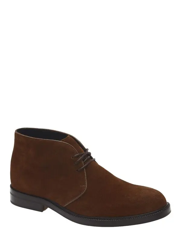 BOSS Suede Chukka Boots - Dark Brn