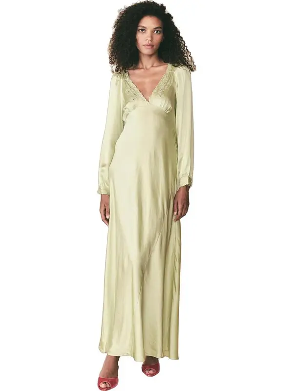 HMD Dôen Heirloom Fiora Dress - Pistachio Green