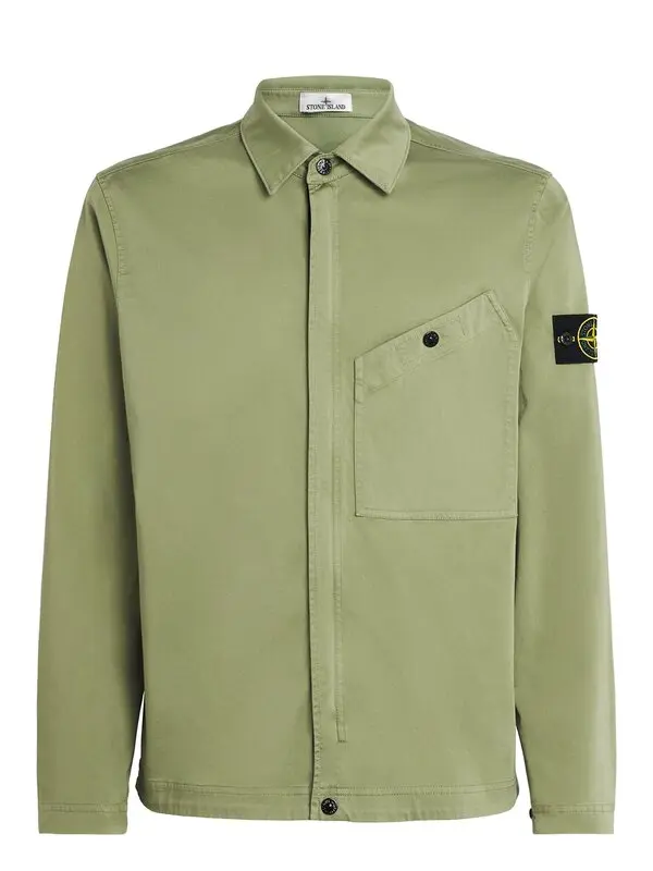 Stone Island Canvas Shirt - Green