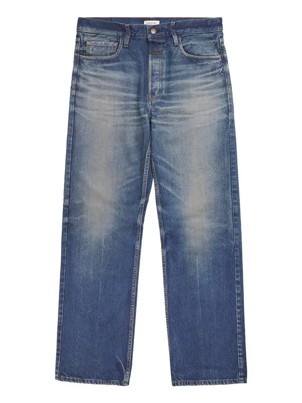 Fear Of God Light Wash Straight-leg Jeans - Blue
