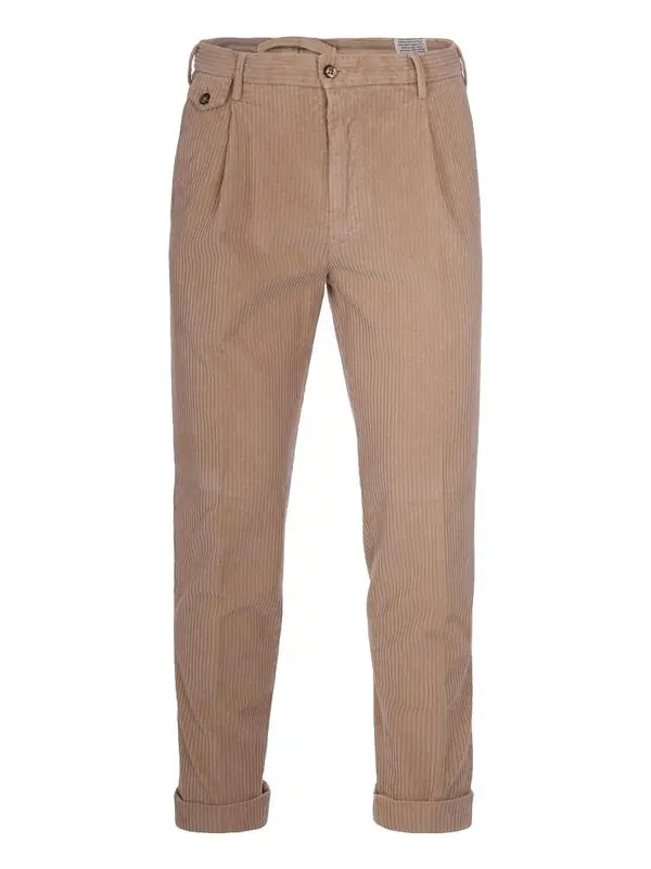 L.B.M. 1911 Flat Front Trousers - Orange