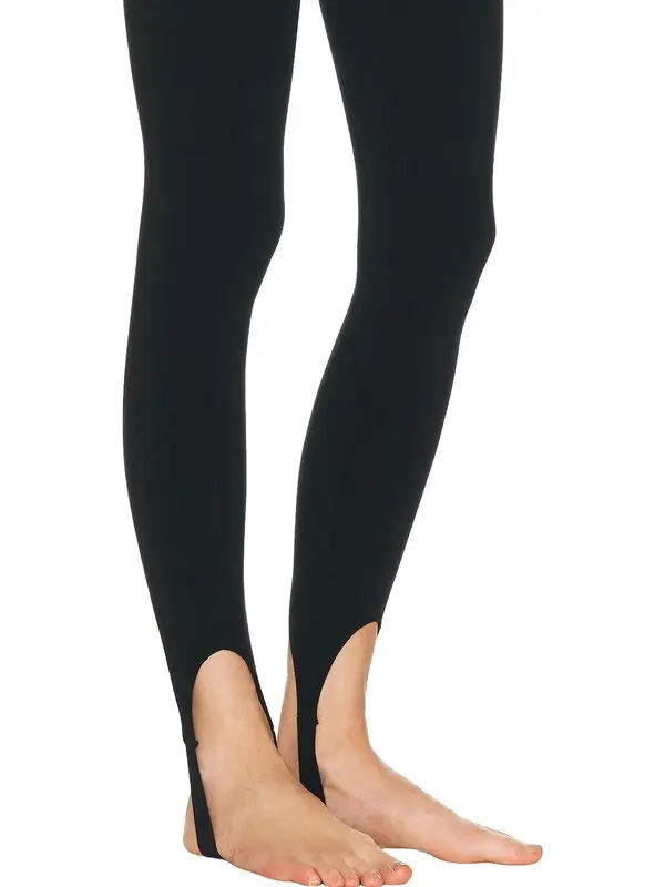 EAVES Deelia Knit Stirrup Legging - Black