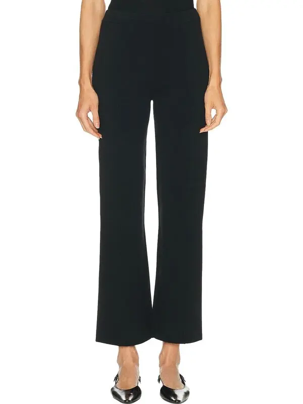EAVES Suri Knit Pant - Black