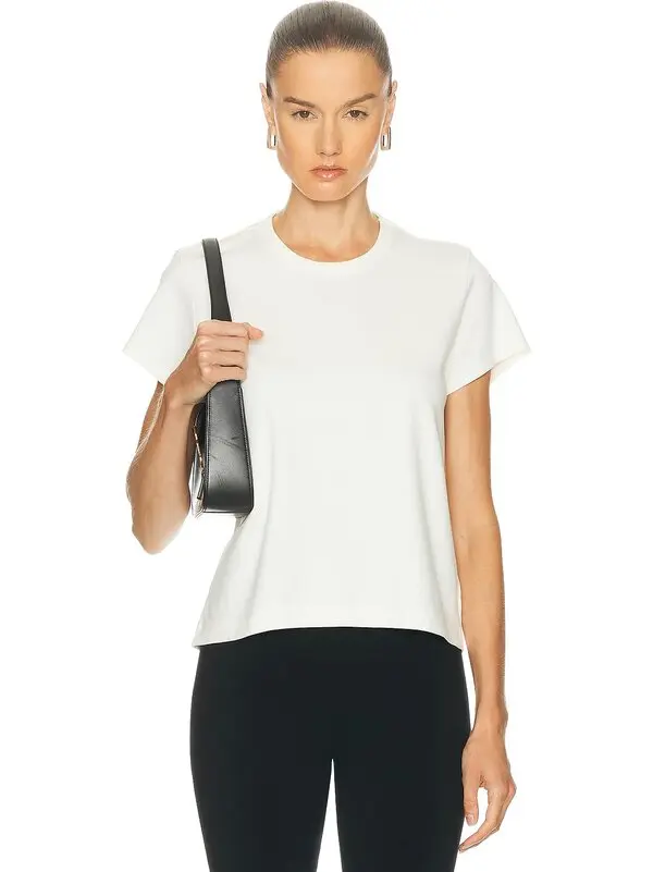 EAVES Lene Boxy Tee - White