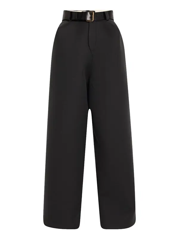 Marc Jacobs Tailored Wide-leg Volume Pants - Charcoal