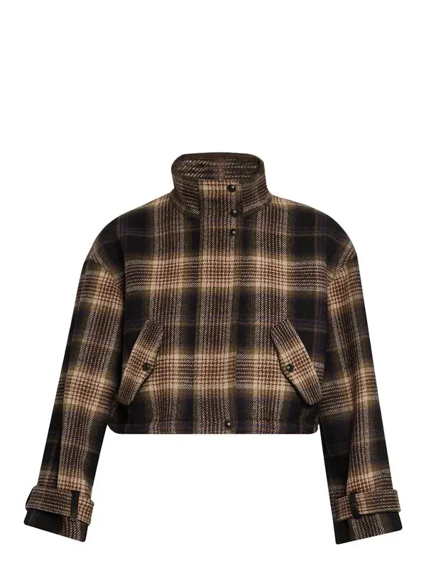 Veronica Beard Bateman Plaid Jacket - Black Multi