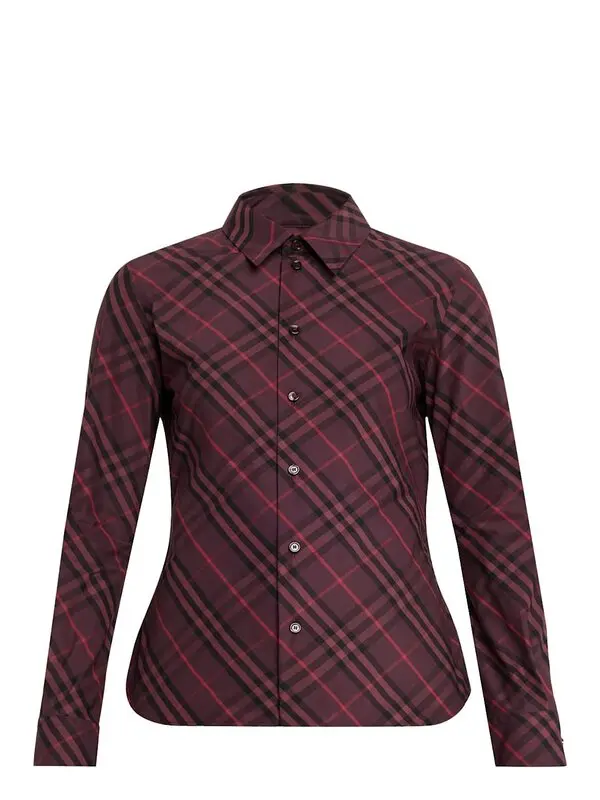 Burberry Check Button-down Shirt - Rubus Ip Check