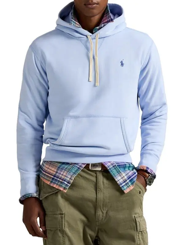 Ralph Lauren Cotton-blend Fleece Hoodie - Southport Blue