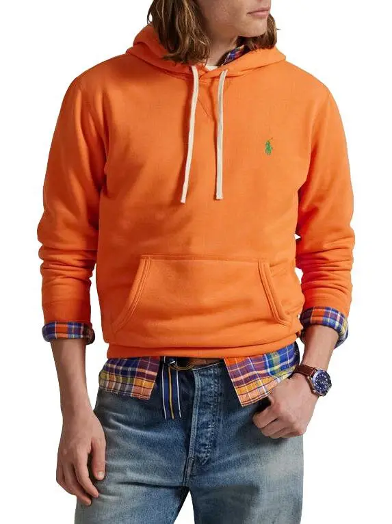 Polo Ralph Lauren Cotton-blend Fleece Hoodie - Bedford Orange