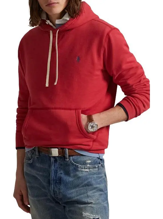 Ralph Lauren Cotton-blend Fleece Hoodie - Sunrise Red