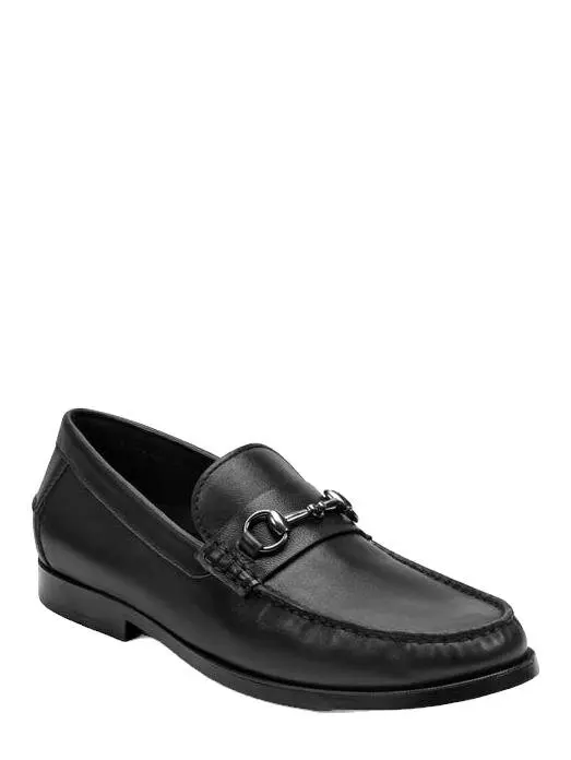 Rockport Classic Leather Loafers With Bit Detail - Black