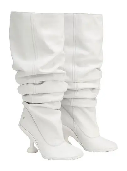 NAKED WOLFE Boho Nappa Leather Boots - White