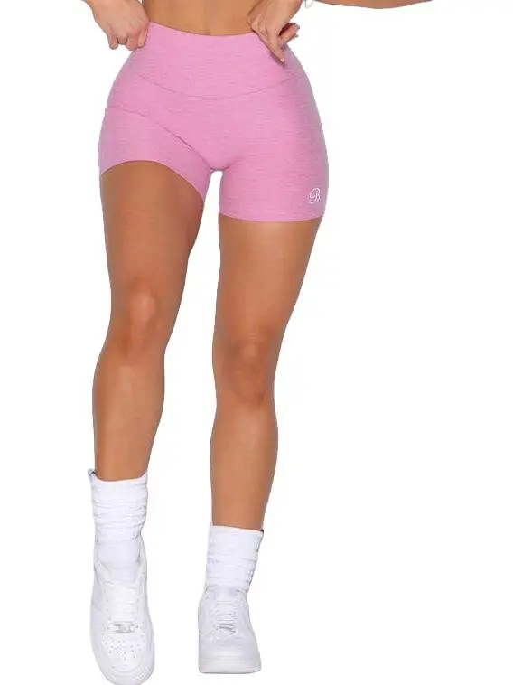 BOMBSHELL SPORTSWEAR Movement Short Shorts - Candy Pink