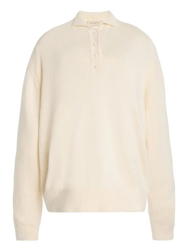 KALLMEYER Chessy Cotton Polo - Ivory