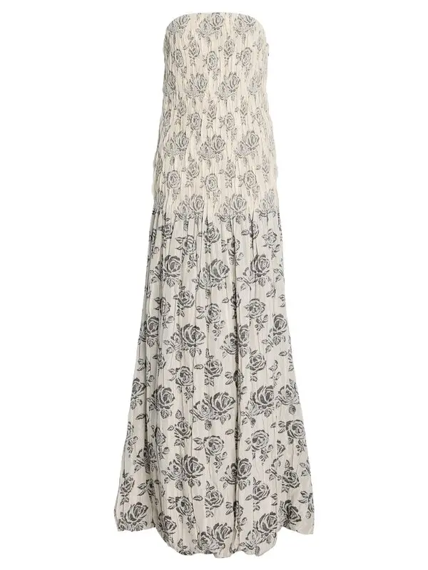 KALLMEYER Blanche Strapless Maxi Gown - Print
