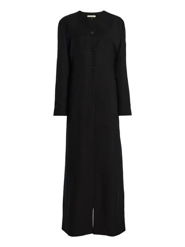 KALLMEYER Henri Longline Duster Coat - Black