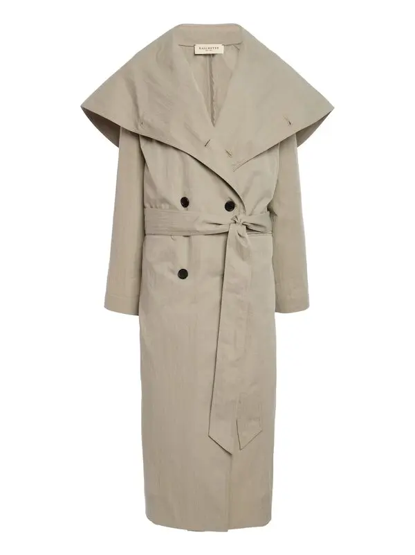 KALLMEYER - KALLMEYER Dorothy Cotton-Blend Trench Coat
