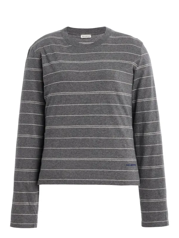 KALLMEYER Wynn Cotton Long Sleeve T-shirt - Grey