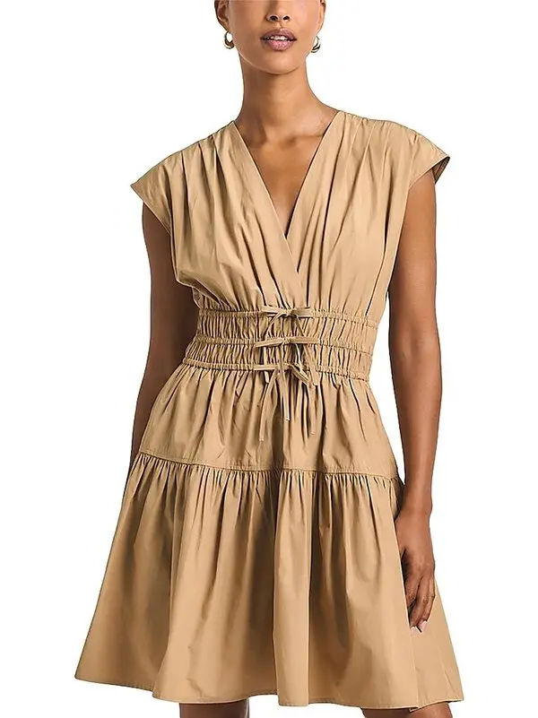 Derek Lam 10 Crosby Tora Dress - Camel