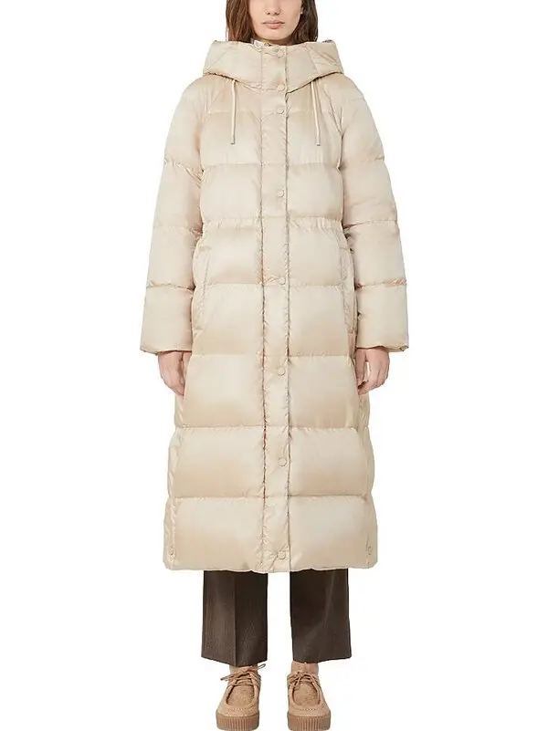 Max Mara Novak Reversible Puffer Coat - Beige