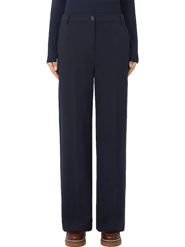 Max Mara Zelota Flannel Pants - Navy