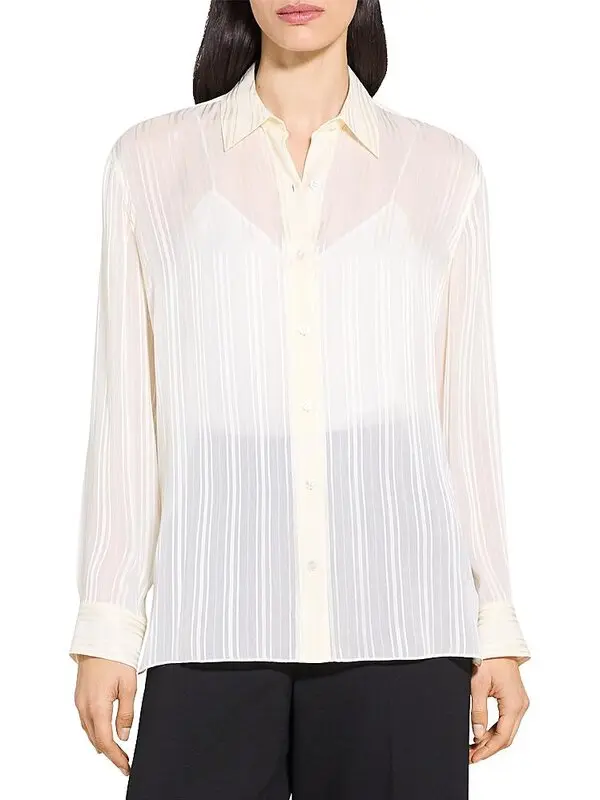 Theory Classic Shirt - Ivory