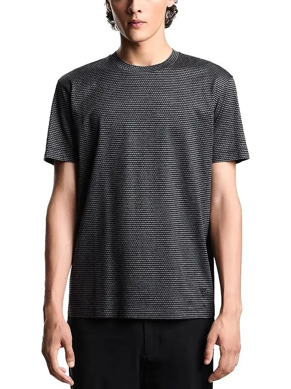 Emporio Armani Two Tone Tee - Fancy Grey
