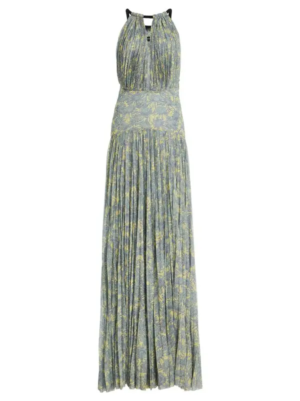 Proenza Schouler Aveline Plisse Maxi Dress - Print