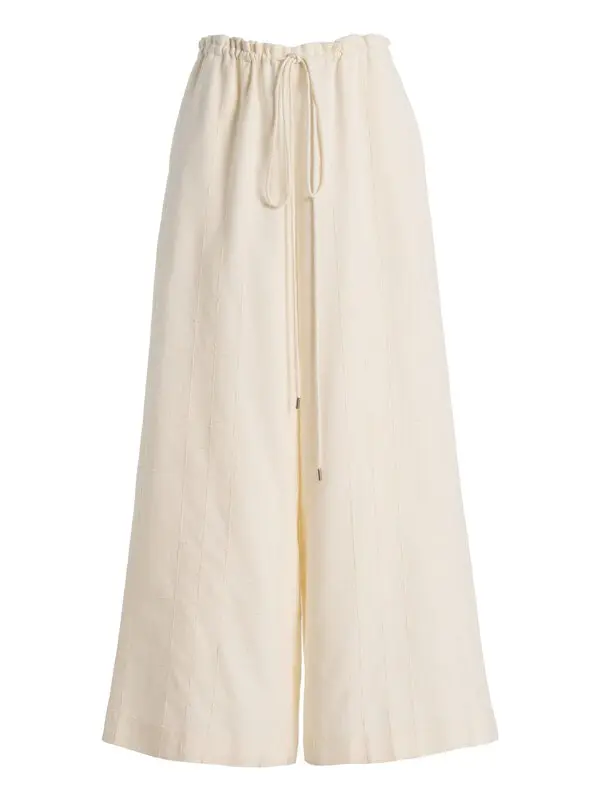KALLMEYER Wesley Cotton Pants - Ivory