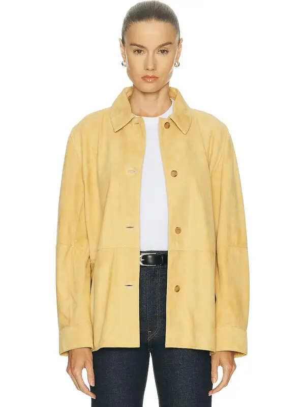 Jenni Kayne Suede Lennox Jacket - Honey