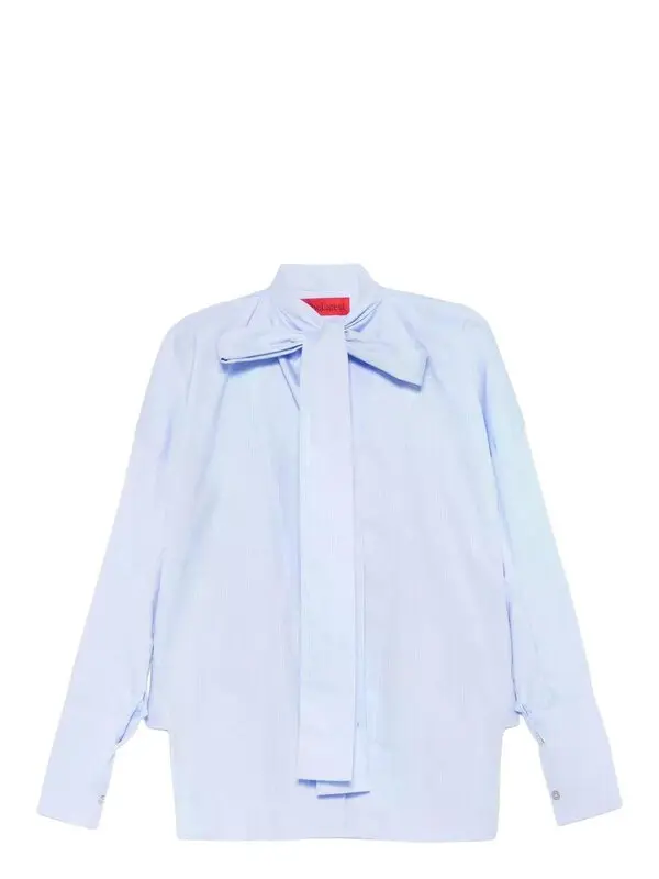 THELATEST Cecilia Bow-detail Shirt - Blue