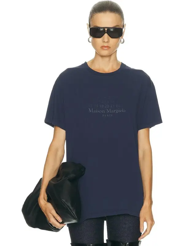 MAISON MARGIELA Graphic T-shirt - Vintage Blue