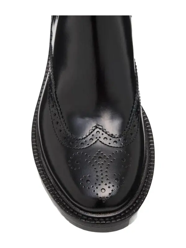 Saint Laurent Vincent Leather Chelsea Boots - Noir
