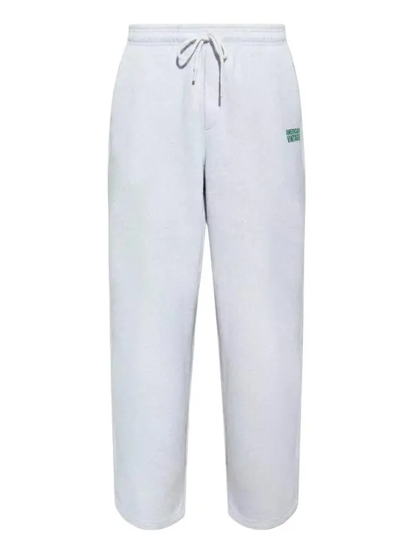 American Vintage Drawstring Track Pants - Grey