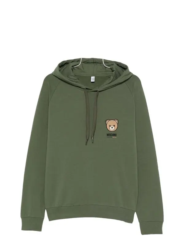 Moschino Sweater With Signature Teddy Bear Motif - Green