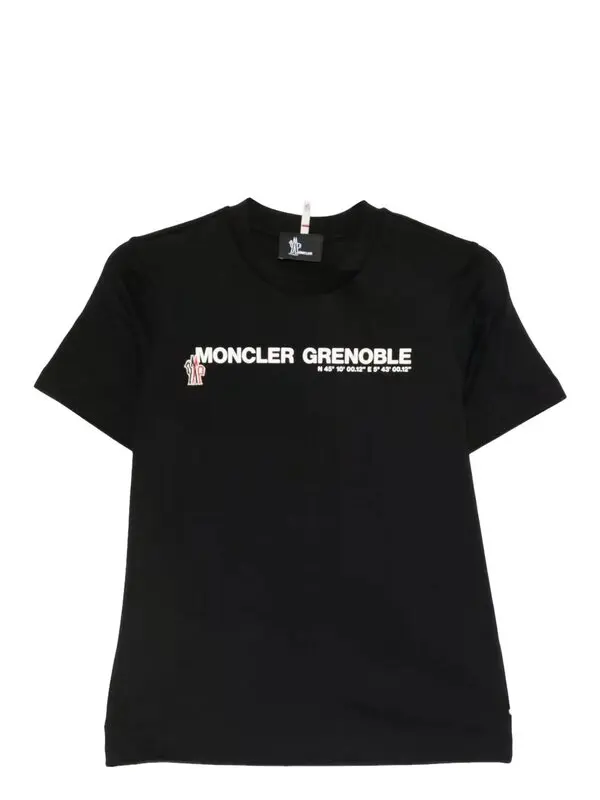 Moncler Printed T-shirt - Black