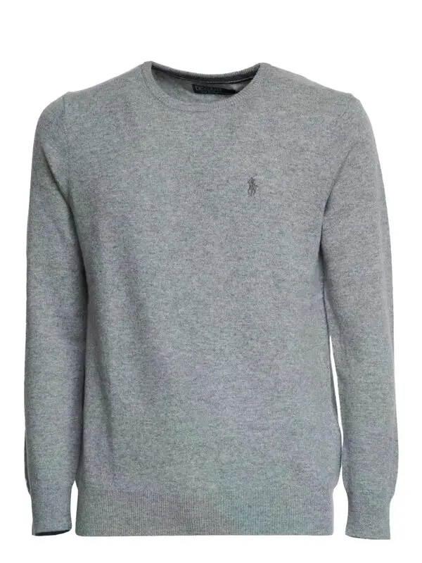 Polo Ralph Lauren Embroidered-logo Sweater - Grey
