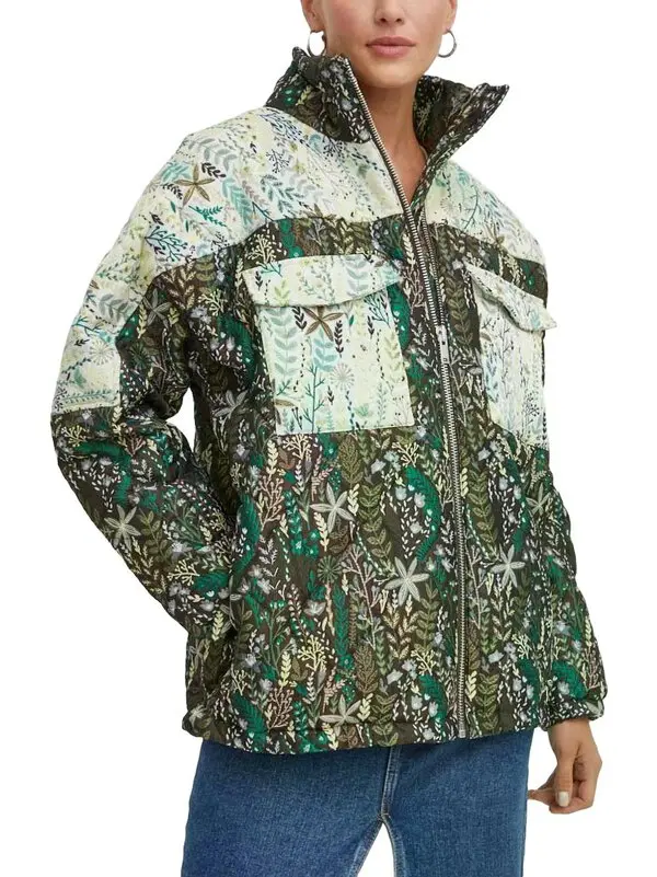 RÉSUMÉ Floral Pocket Jacket - Green