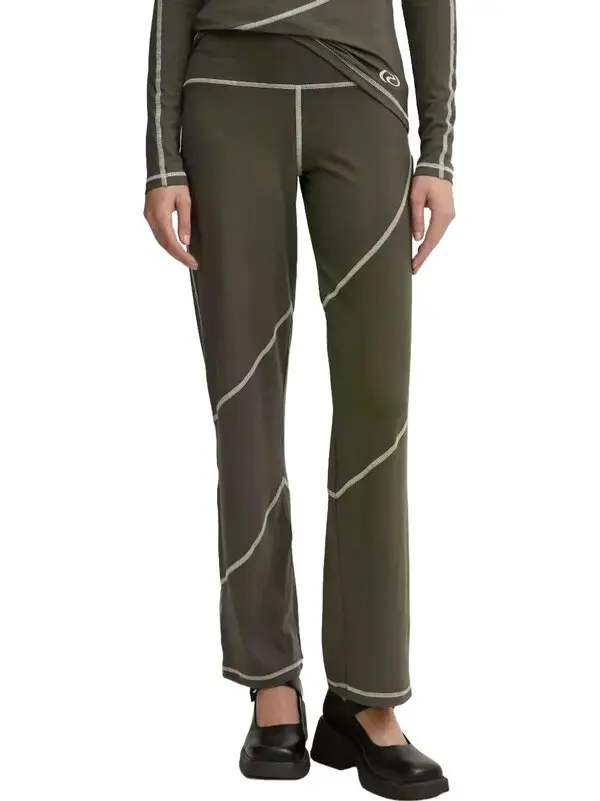 RÉSUMÉ Contrast Stitching Trousers - Green